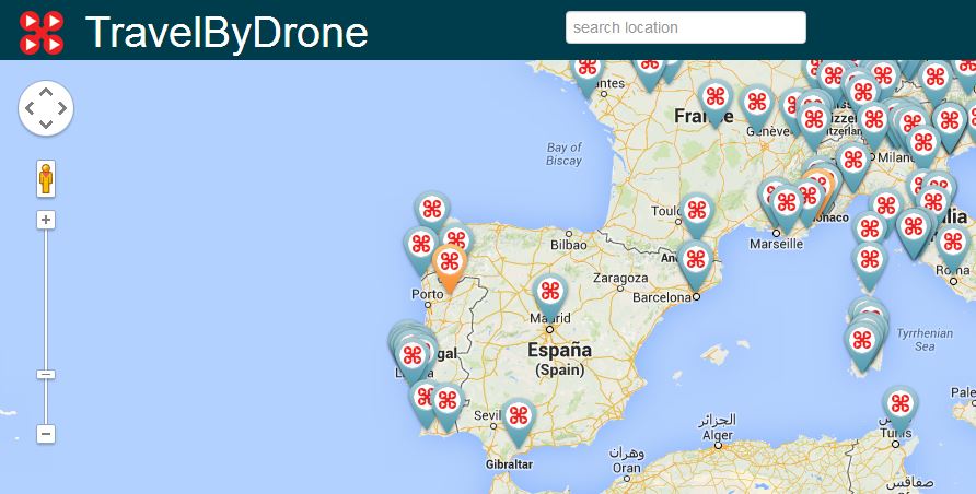 Viaja por el mundo a través de drones